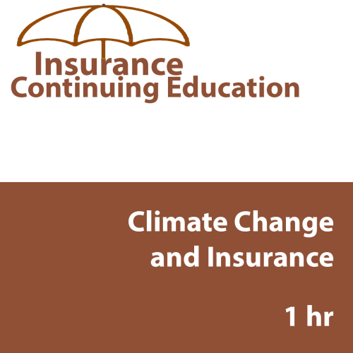 Climate Change and Insurance