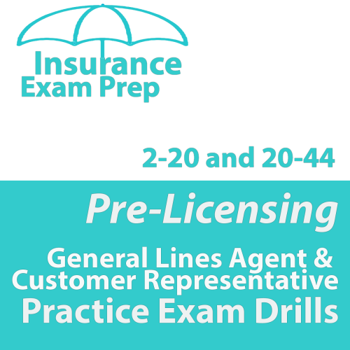 Florida General Lines Agent (2-20) and the Personal Lines Agent (20-44 ...